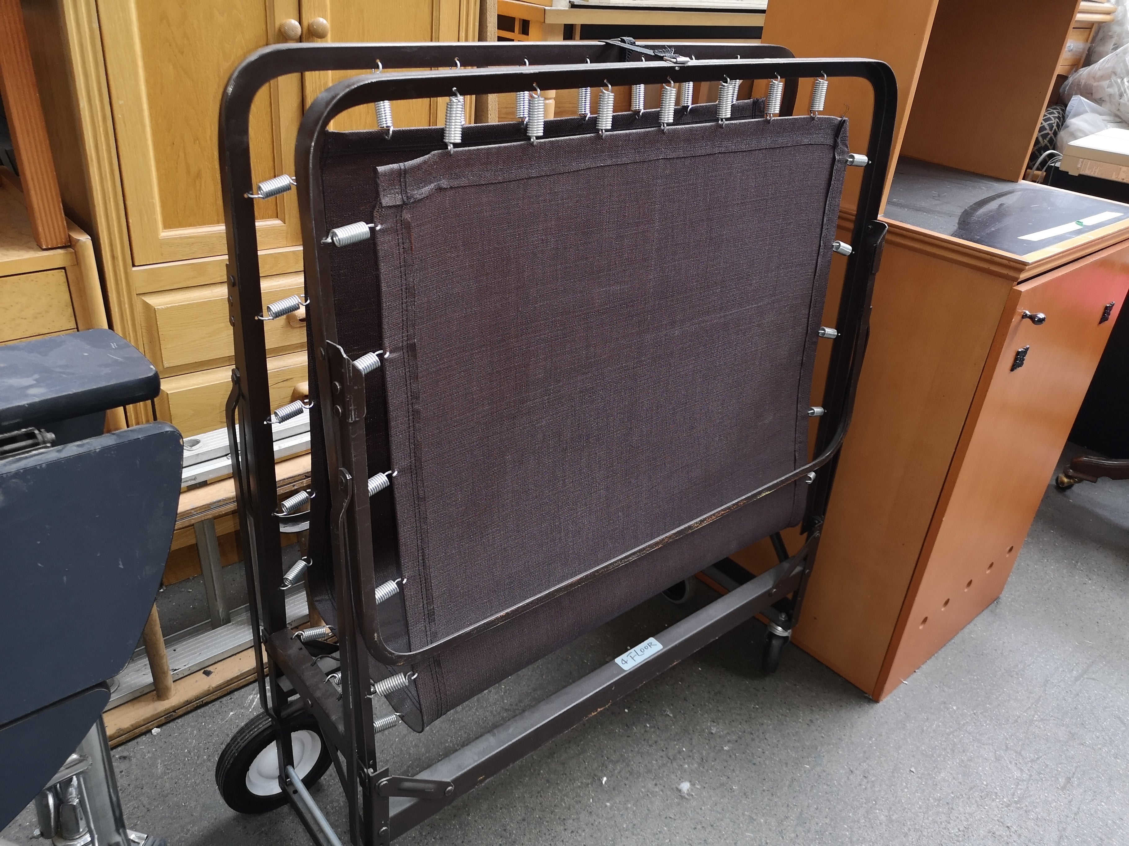 Metal Rolling Cot Frame — Anizco