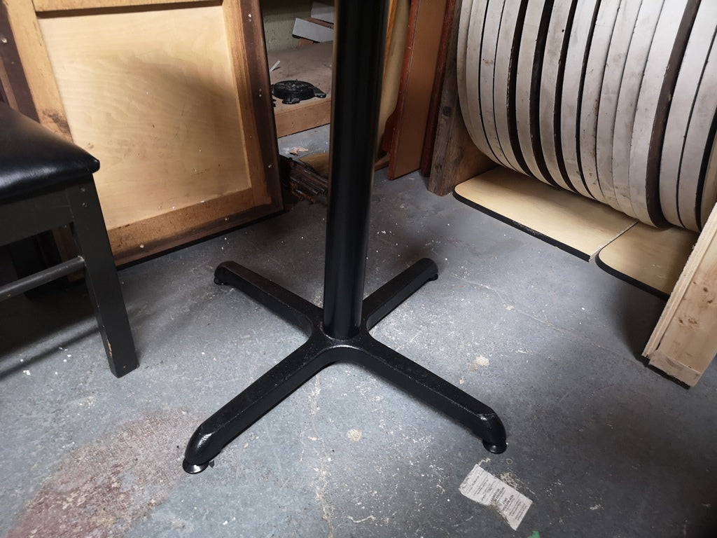 Black Table base Dining Height 30 x 30 — Anizco